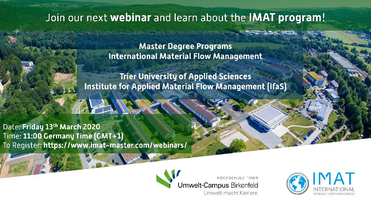 Webinars - International Material Flow Management (IMAT)